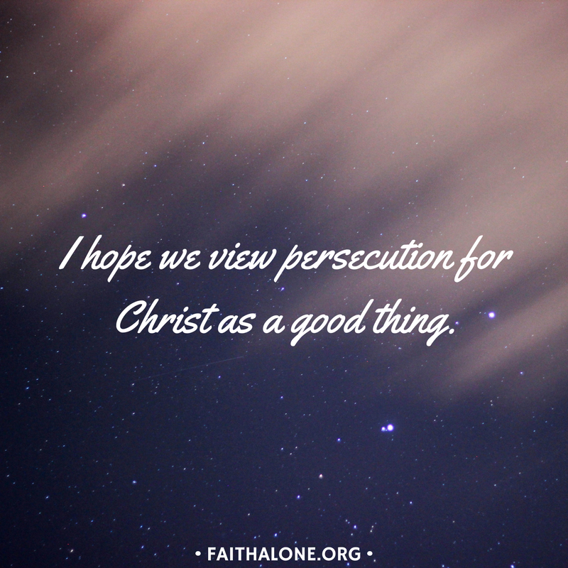 Viewing Persecution as Success – Grace Evangelical Society