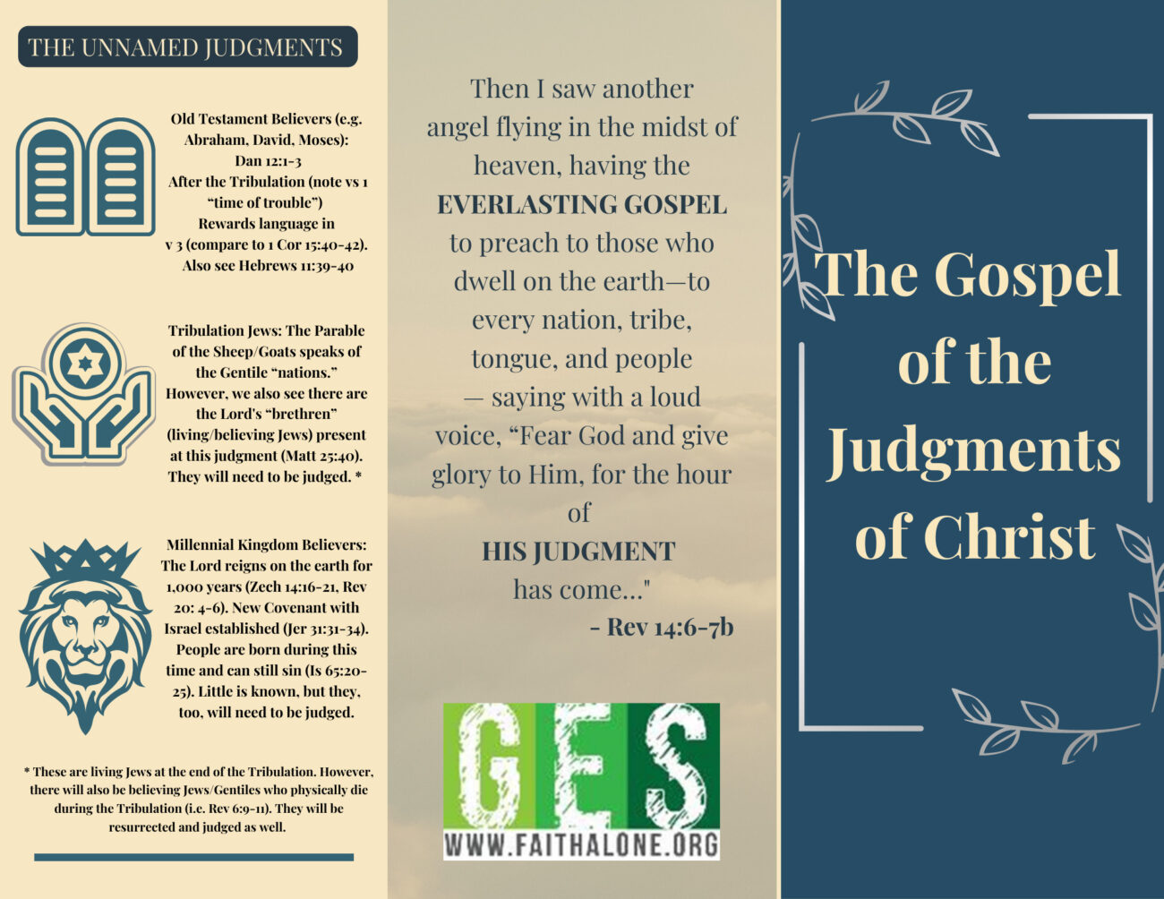 The Gospel of the Judgments of Christ, Part 2: The Unnamed Judgments ...